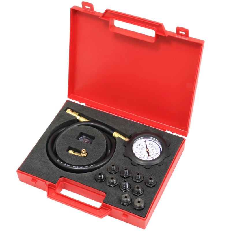 Oil Pressure Test Kit - Updated to include M12 x 1.75 Adaptor
